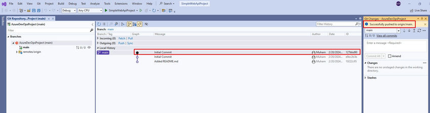 Azure Devops Create Organization Project Commit Net Solution